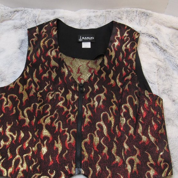 Banjo | Jackets & Coats | Banjo Dallas Texas Western Vest Medium Adult ...